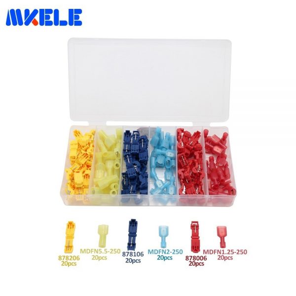 Nylon Female Male Terminals Quick Splice Connectors 120pcs/Box GP-H008 ...