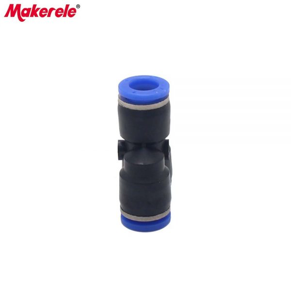 air tube connector 3 Way Y Type PY8 plastic pipe fittings with lowest ...