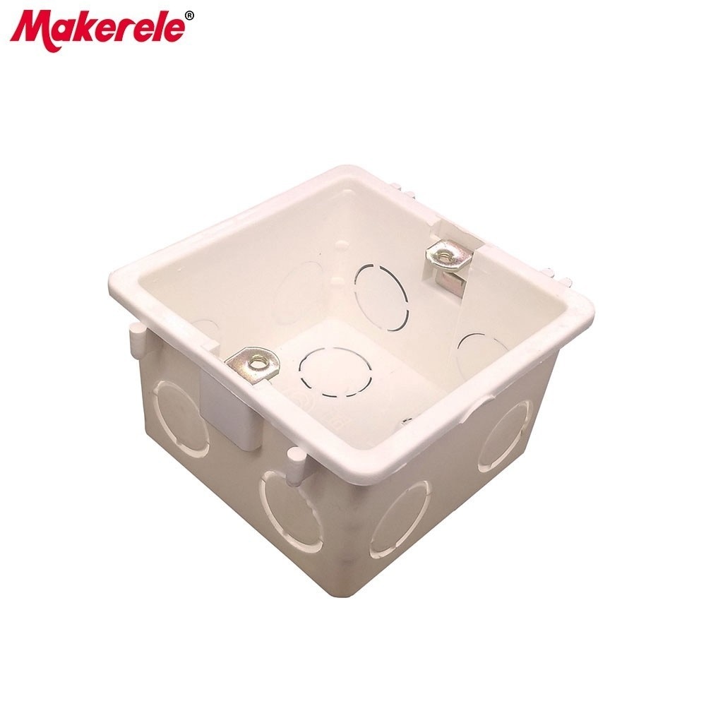 Dark Box 83*83mm Wall Switch & Socket Mounting Plastic Electrical ...